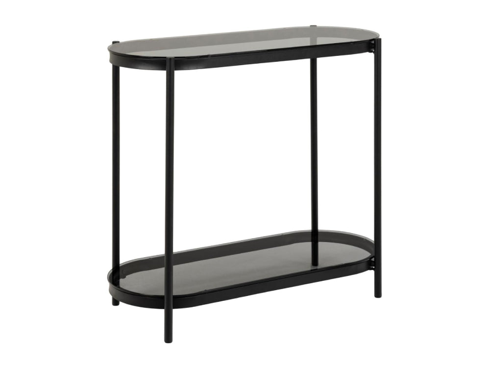 Lida Console Table - Smoked Glass